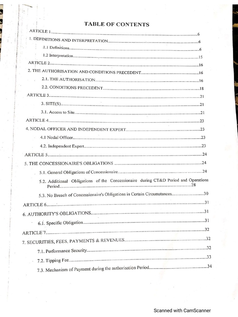 A2Z Concession Agreement | PDF A2Z Concession Agreement | PDF