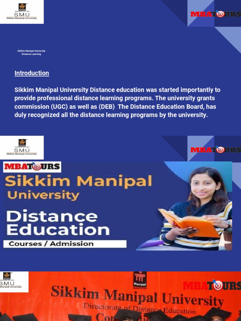 Sikkim Manipal University Distance Learning | PDF