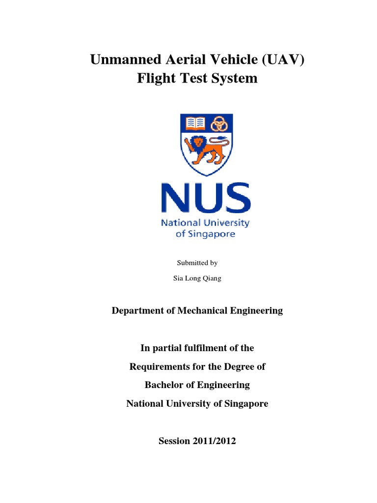 2. Unmanned Aerial Vehicle (UAV) Flight Test System | PDF | Control ...