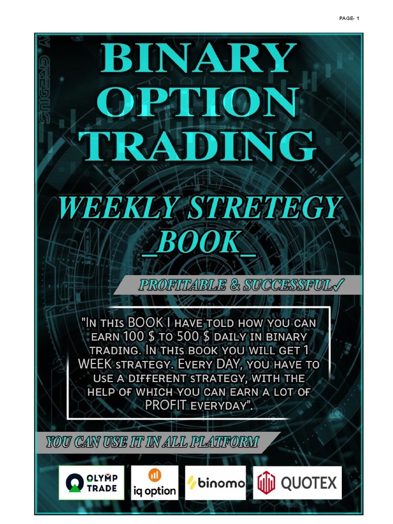 Binary Option Weekly Strategy Book | PDF | Foreign Exchange Market | Market (Economics)