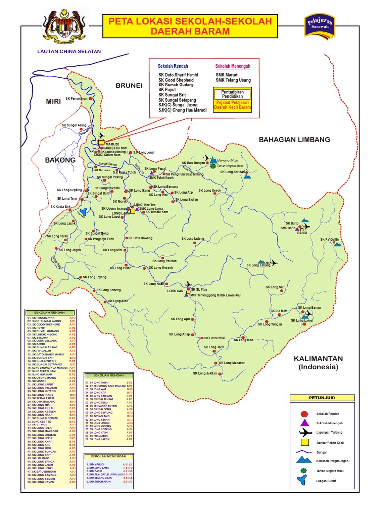 Peta-PPD BARAM | PDF