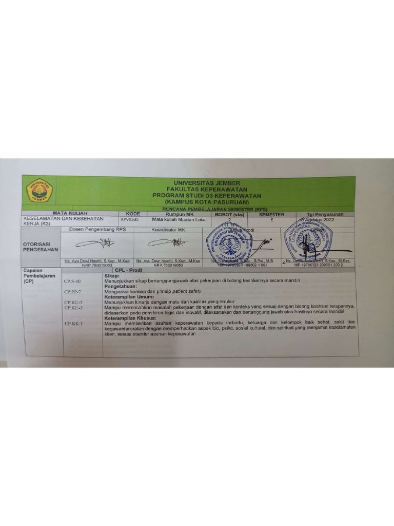 RPS K3 CPL Lama | PDF