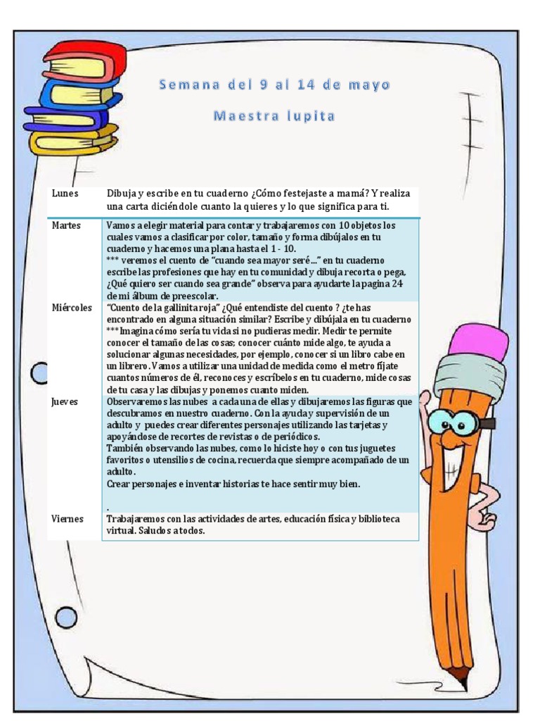 1.-Tareas de La Semana | PDF