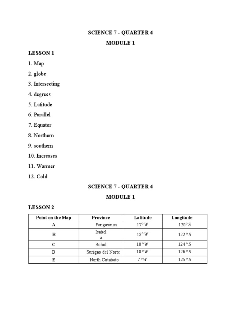 Science q4 Lesson 1 and 2 | PDF