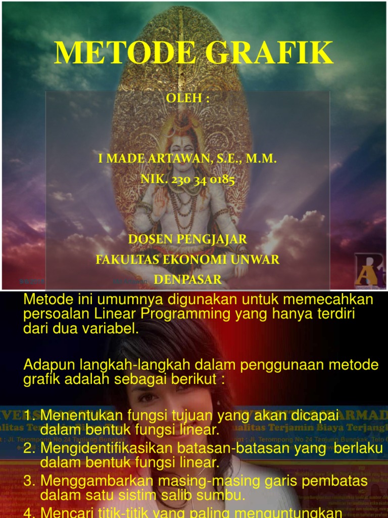 Pdfslide - Tips - Metode Grafik Dalam Satu Sistim Salib Sumbu 4 Mencari Titik Titik Yang Paling ...