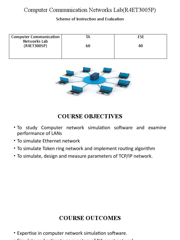 Computer Communication Networks Lab (R4ET3005P) | PDF | Network Switch | Computer Network