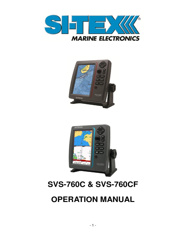 1431952697SVS-760C 760CF - Manual | PDF | Global Positioning System ...