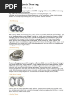 Tabel Ukuran dan Jenis Bearing | PDF | Teknologi & Rekayasa