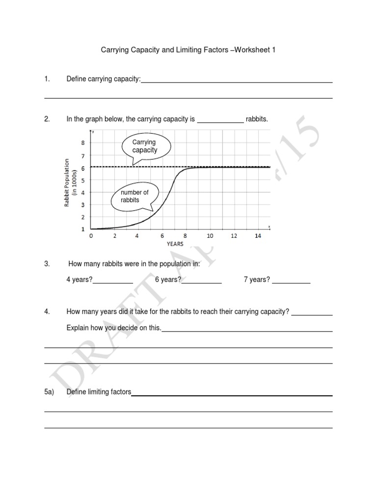 Carrying Capacity | PDF | Science & Mathematics