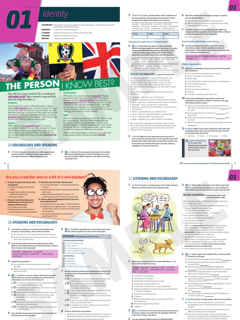 High Note 5 Unit 1 Student's Book Watermarked | PDF | Adjective | Noun