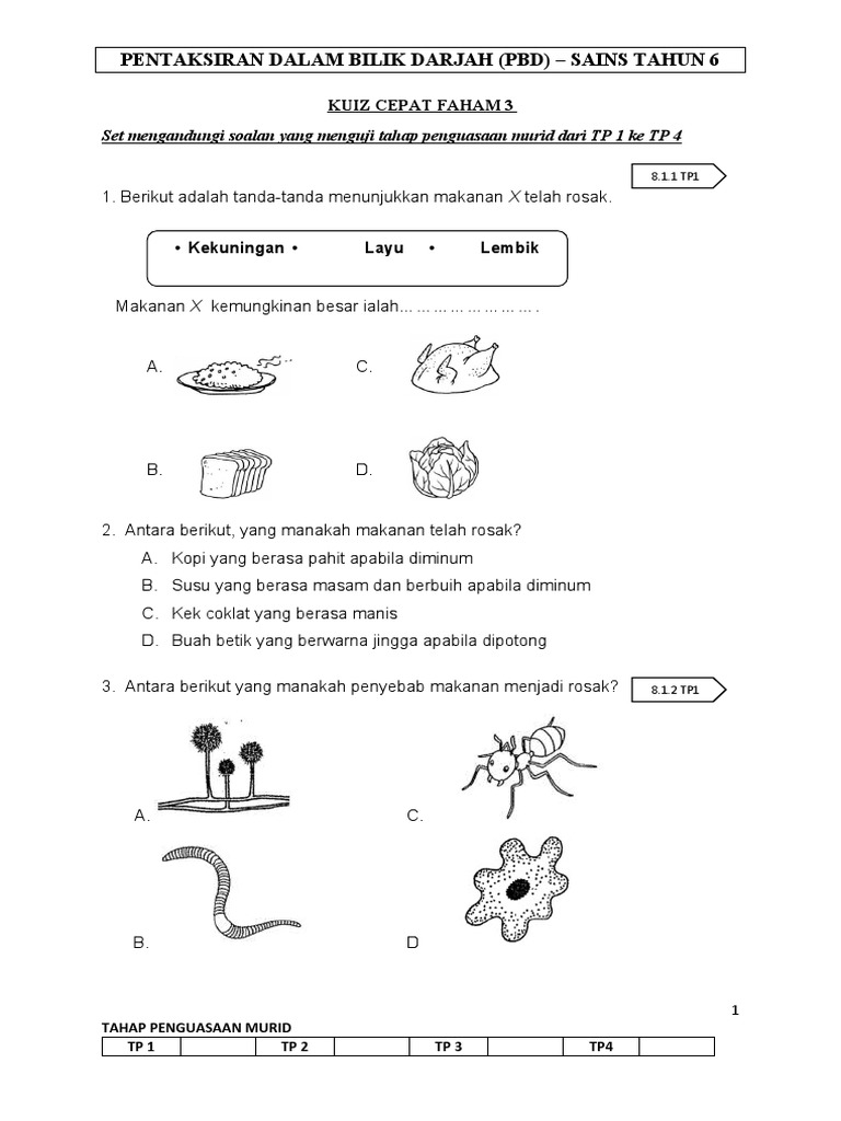 MODUL_PBD_KUIZ_PENGUKUHAN_SAINS_TAHUN_6_KSSR_SEMAKAN_04 | PDF