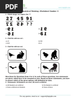 Logiqids Grade 1 Worksheets PDF | PDF | Numbers | Mathematics