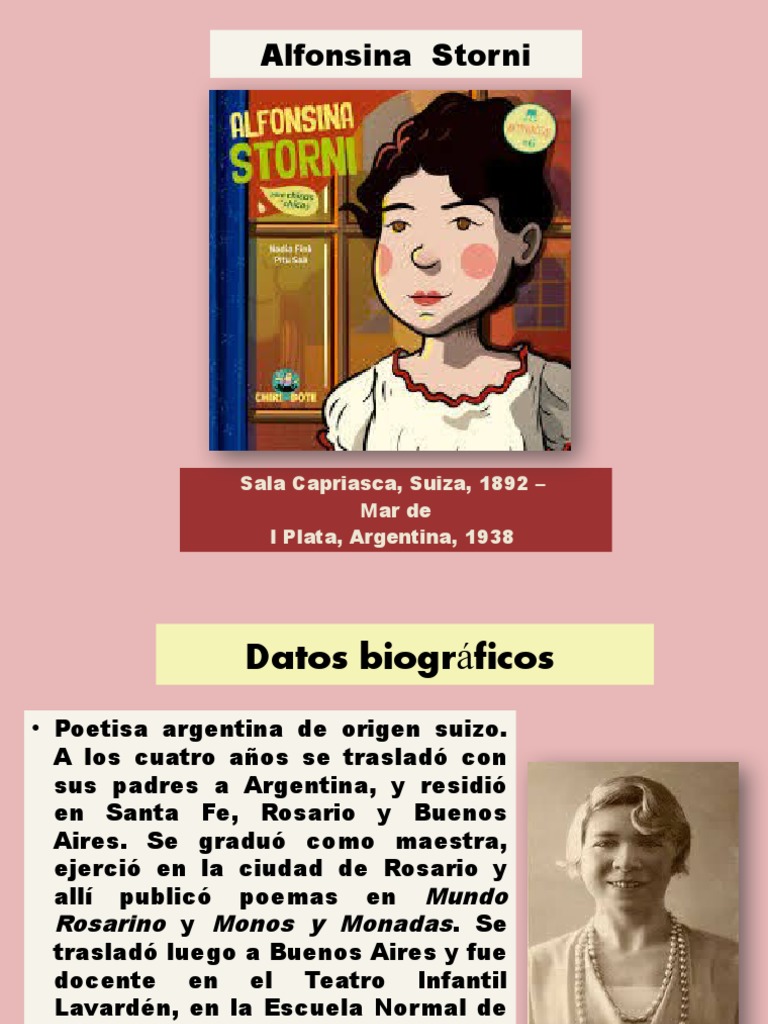 Biografía de Alfonsina Storni | PDF | Poesía