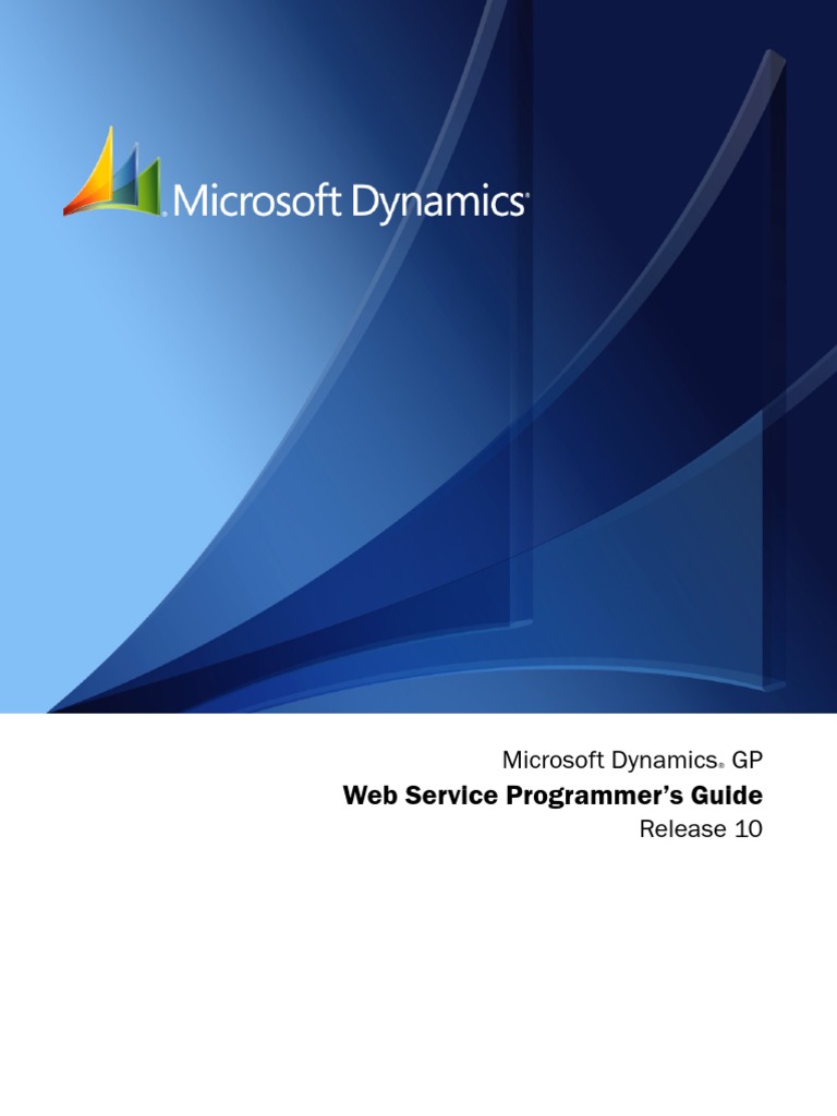 Microsoft GP 10 (WSProgrammersGuide) | PDF | Internet Information ...