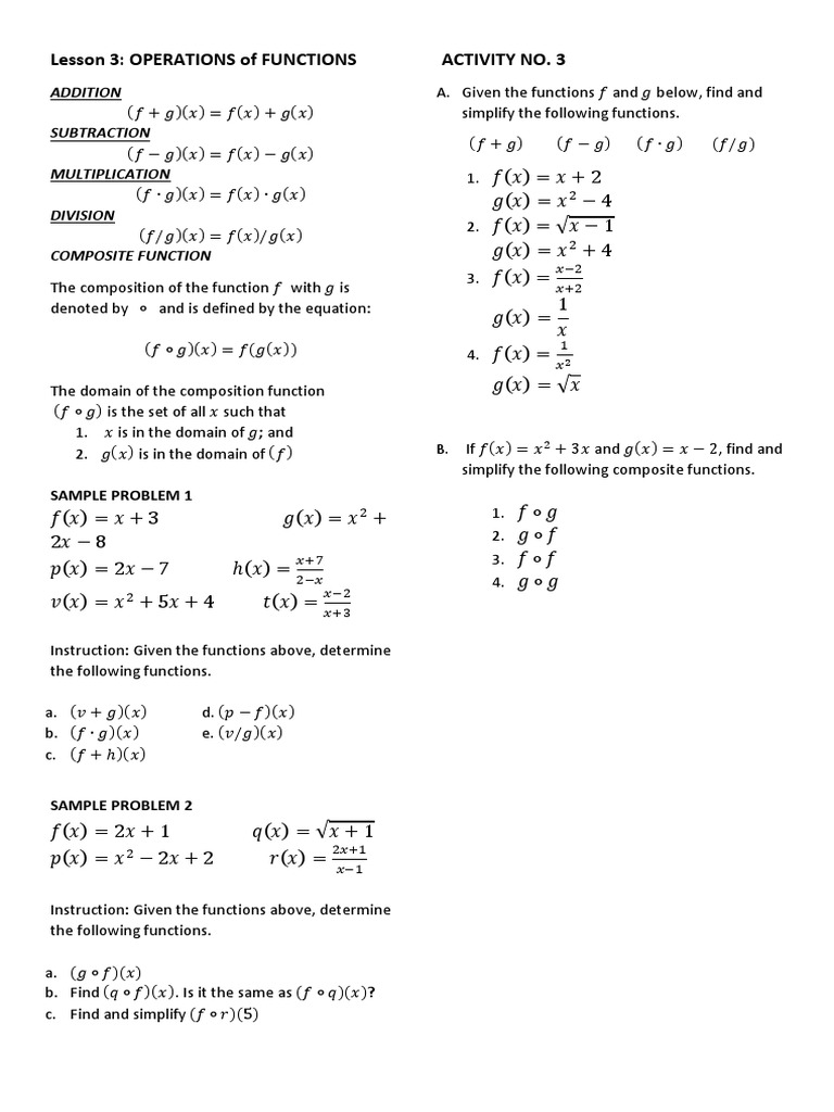 GenMath - LESSON 3 | PDF | Function (Mathematics) | Mathematics