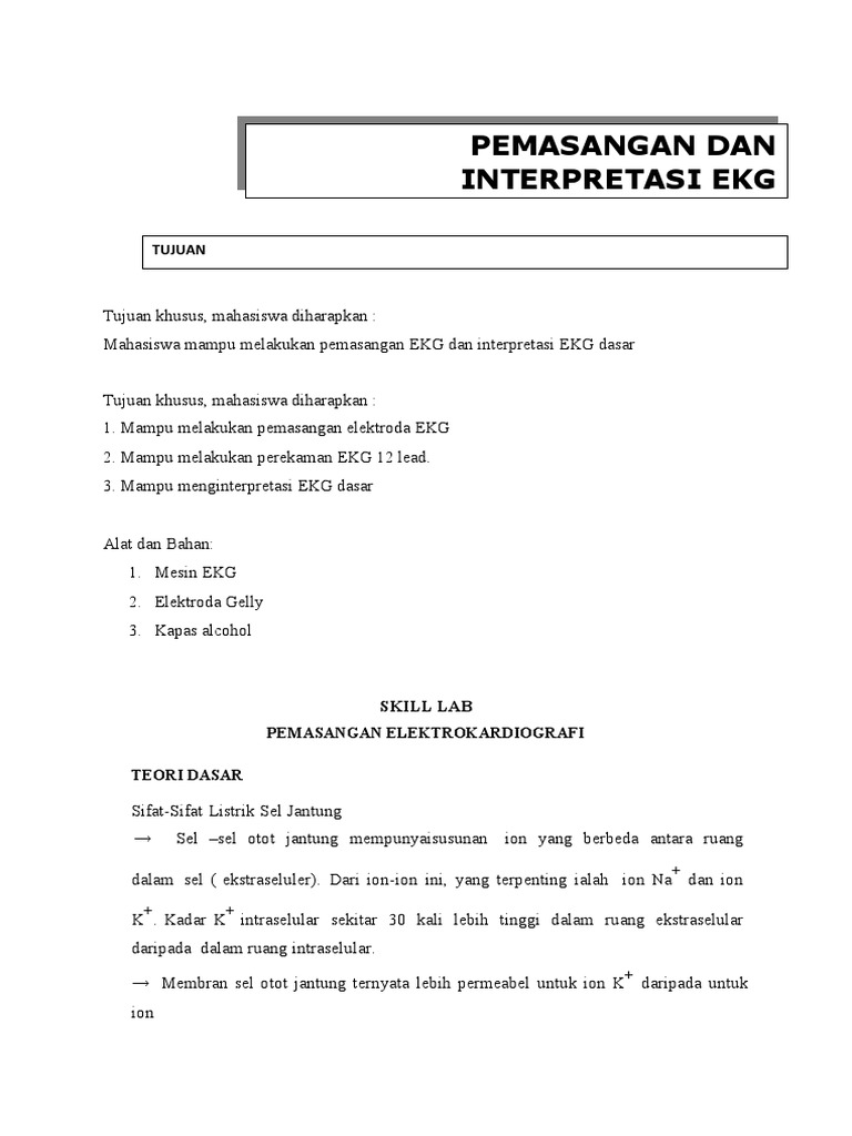 Modul EKG | PDF