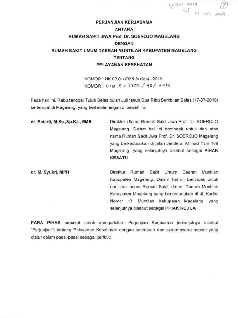 RSJ Prof DR Soerojo | PDF