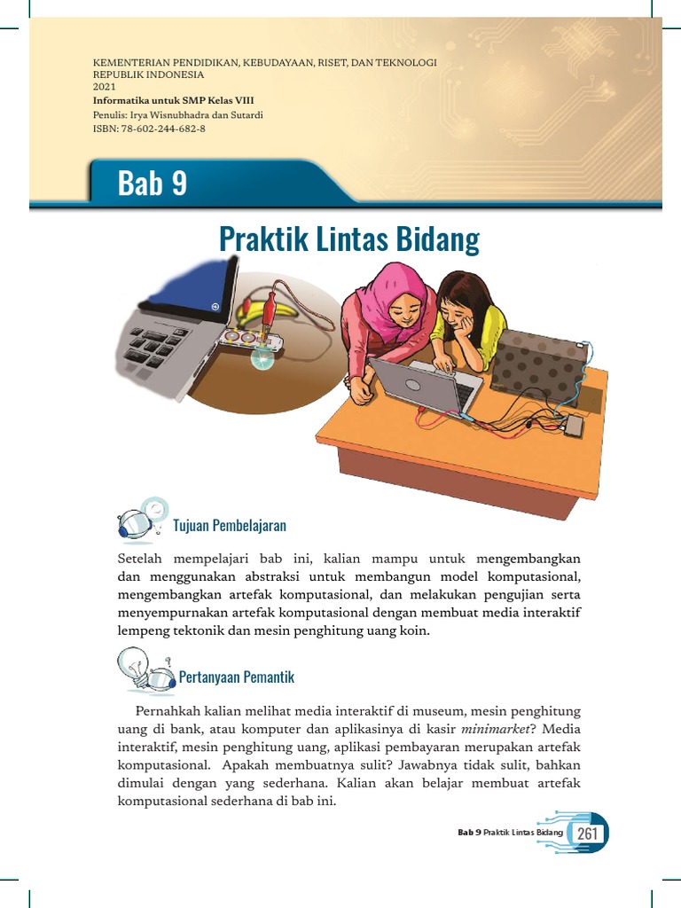 Buku Murid Informatika - Informatika SMP Kelas VIII Bab 9 - Fase D | PDF