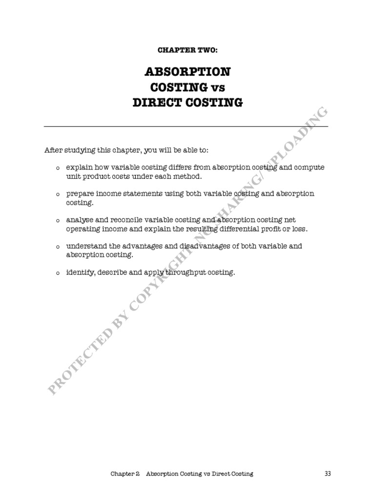 Chapter 2 Learning Material | PDF | Cost Accounting | Cost Of Goods Sold