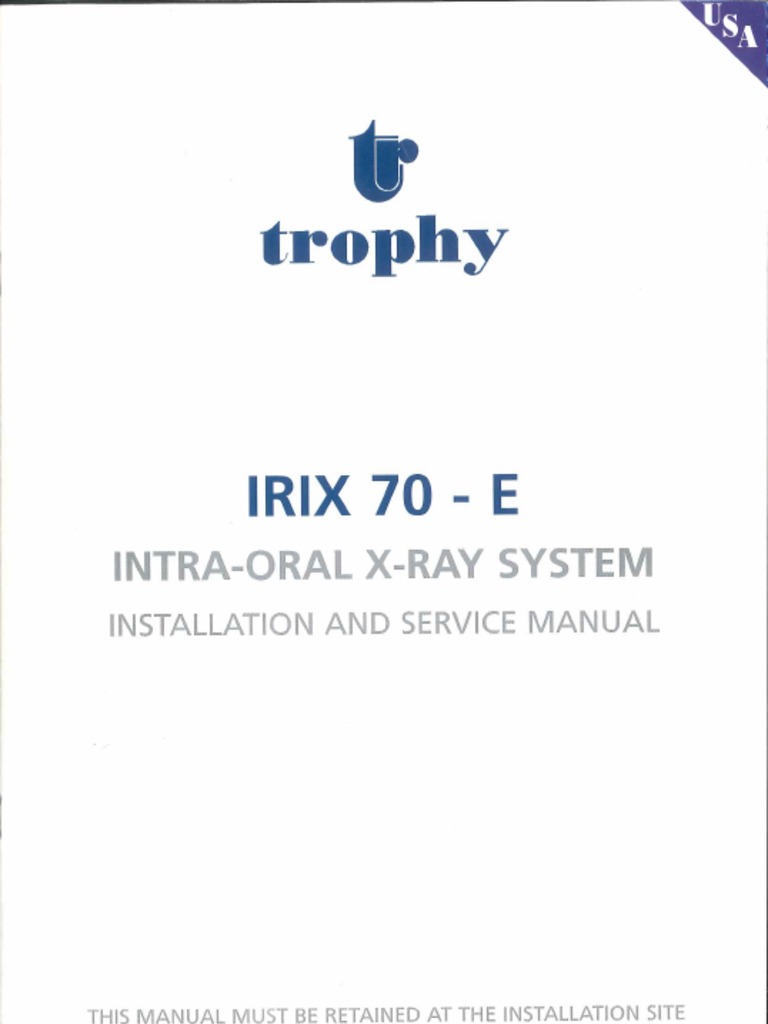 Trophy IRIX 70-E Service Manual | PDF