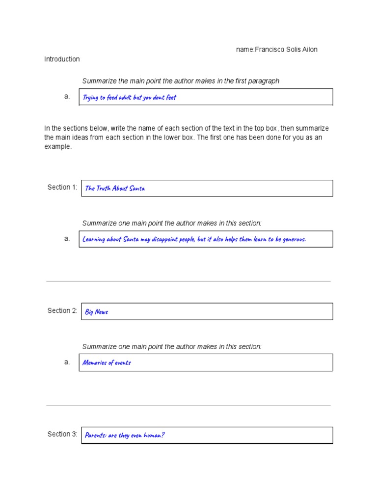 Growing Up - Key Moments - Outline | PDF