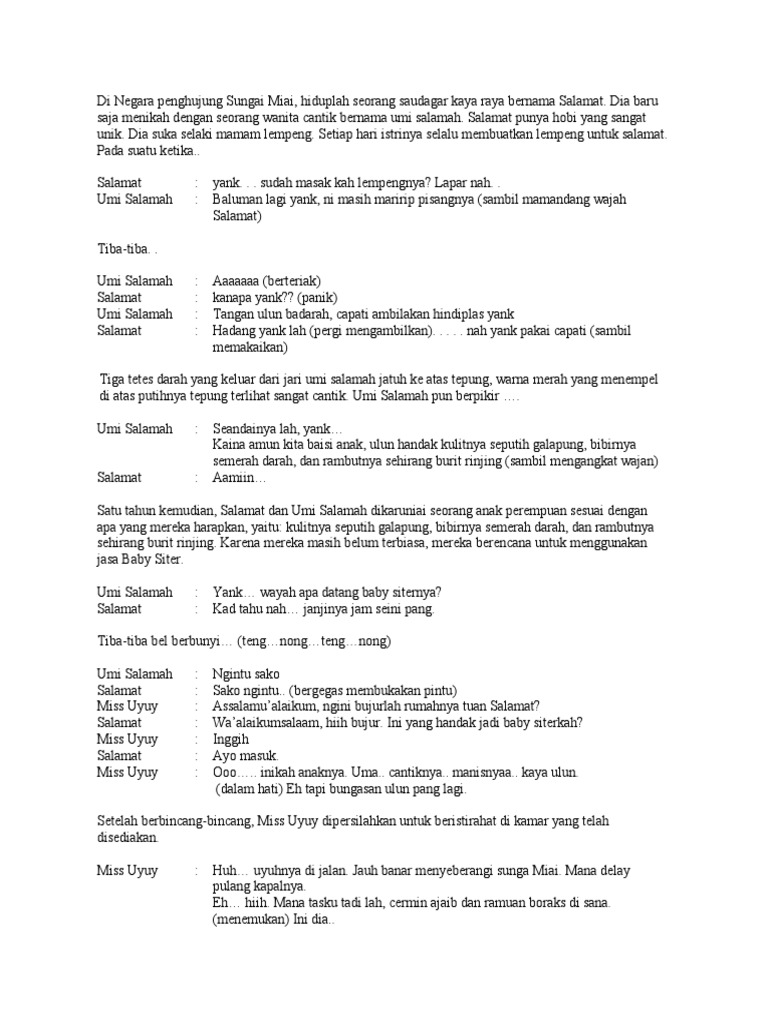 Naskah Drama Revisi | PDF