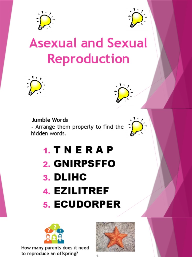 Asexual and Sexual Reproduction-1 | PDF | Science & Mathematics