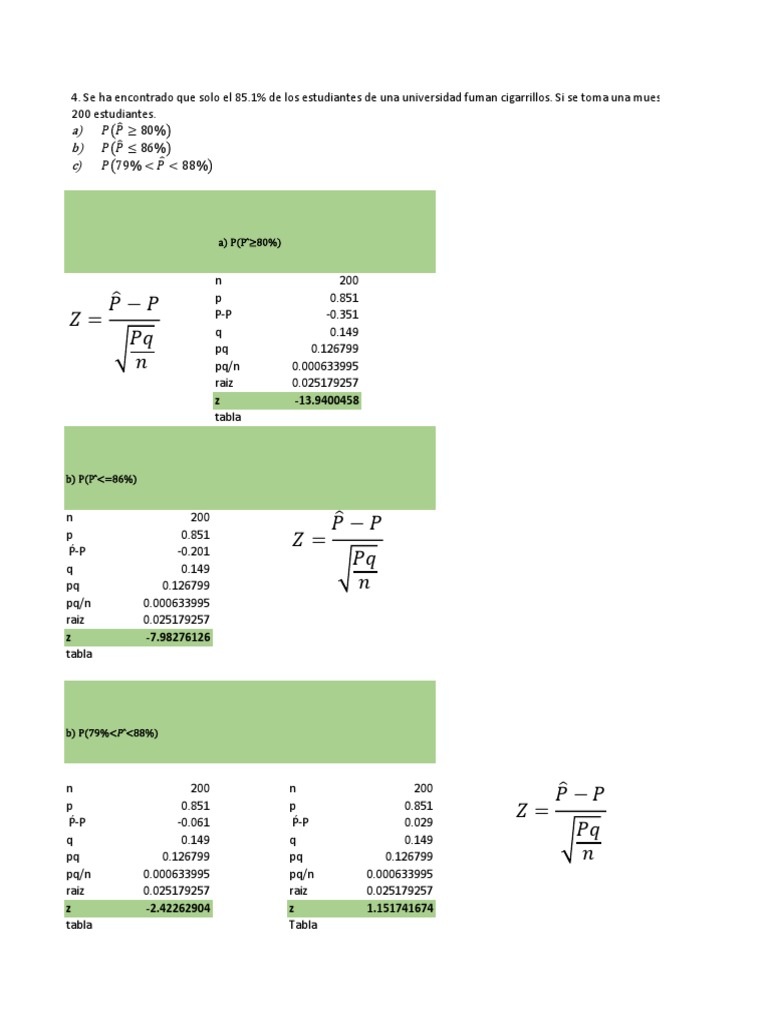 Distribucion Muestral de La Proporcion 4 | PDF