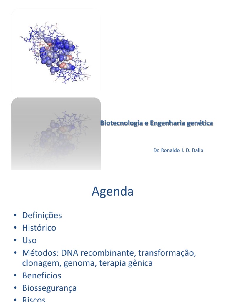Biotecnologia e Engenharia Genética -USP | PDF | Biotecnologia | Engenharia Genética