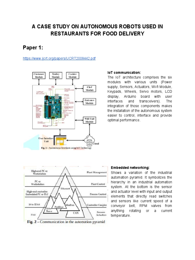 Restaurant BOTS | PDF | Robot | Robotics
