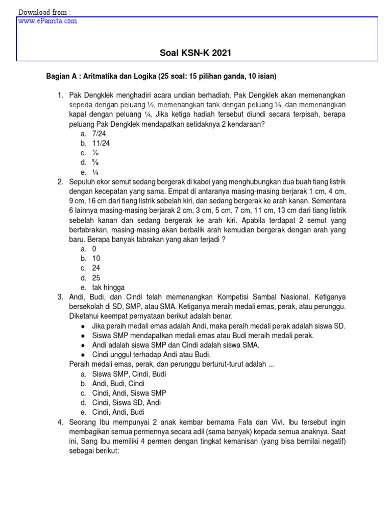 KSNK Informatika | PDF