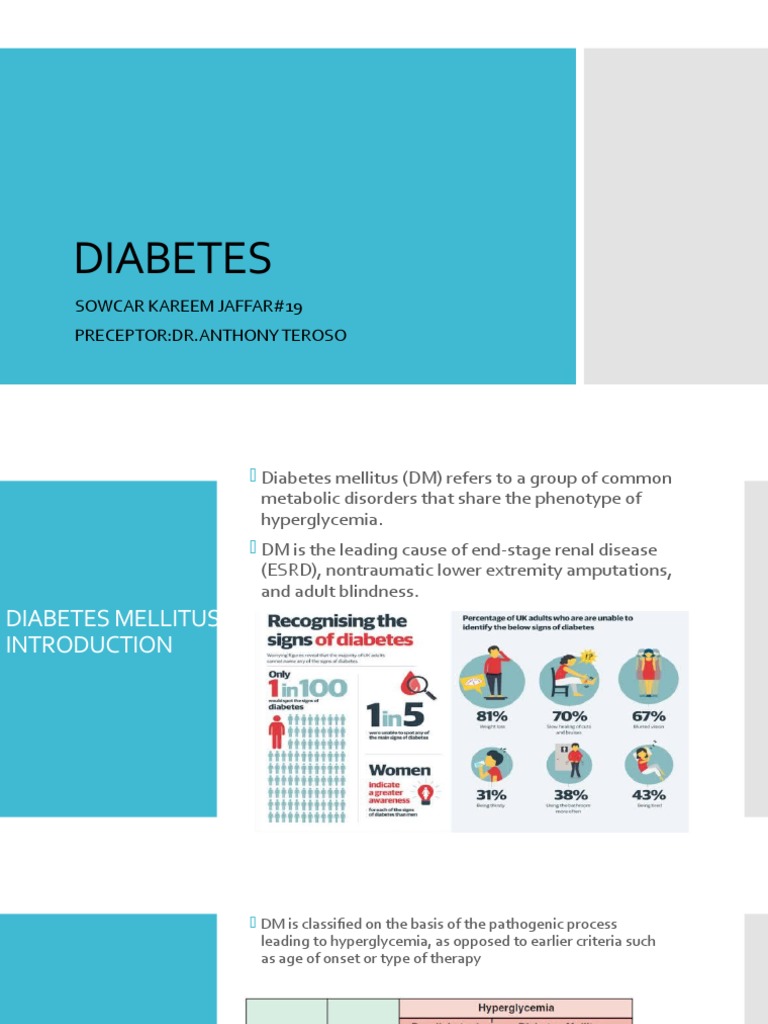 Diabetes PPT Final | PDF | Diabetes Management | Hyperglycemia