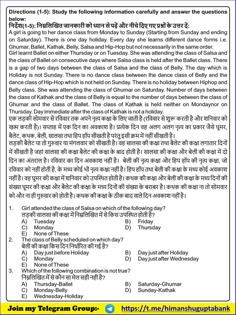 Day Based Puzzles-2 | PDF