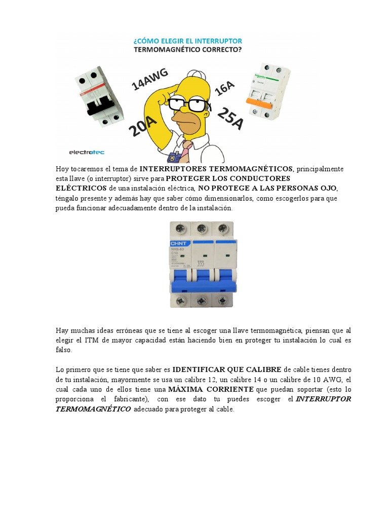 Cuchilla Termica | PDF | Energia electrica | Corriente eléctrica