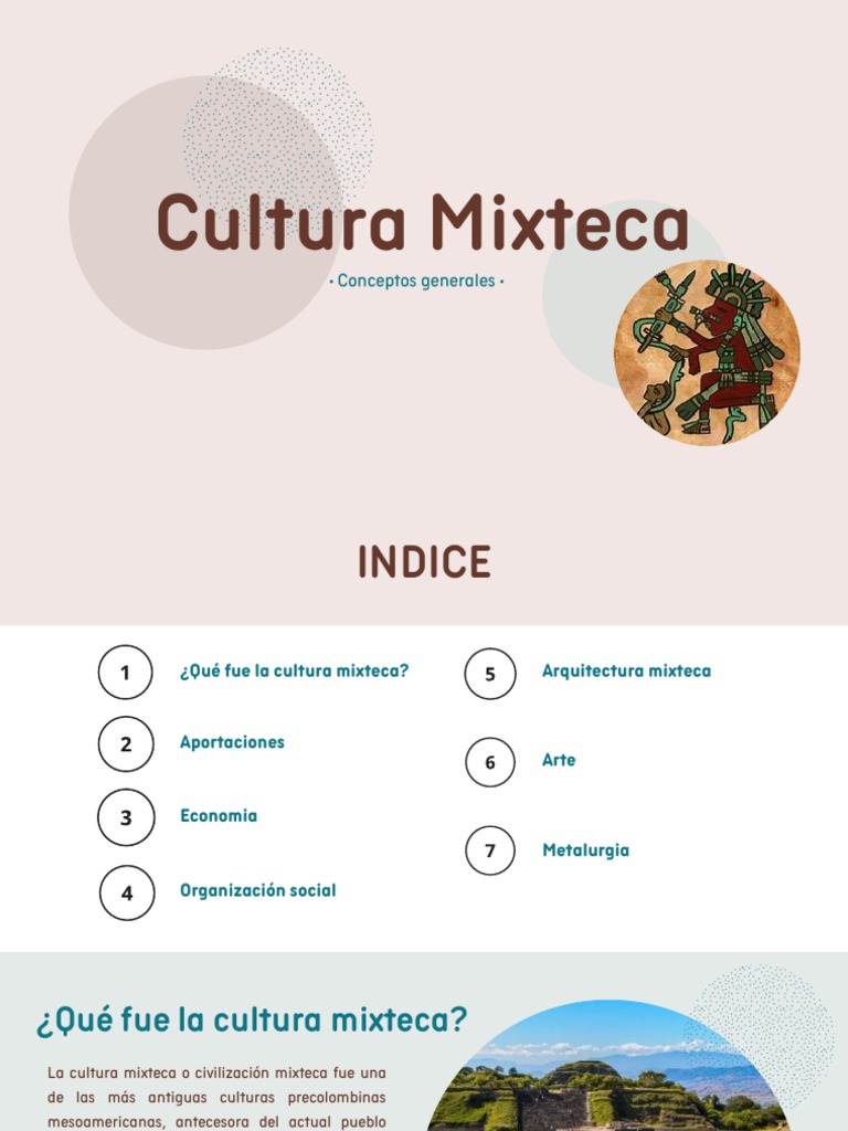 Cultura Mixteca | PDF | Mesoamérica