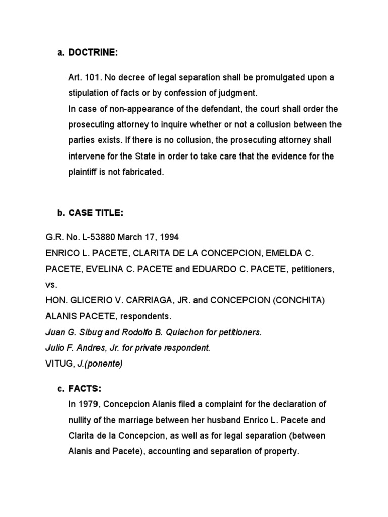 Pacete Vs Cariaga | PDF | Certiorari | Judgment (Law)