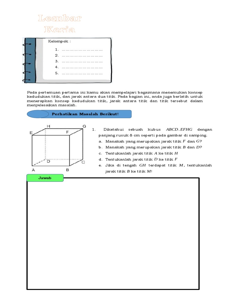LKPD Jarak Antar Titik | PDF