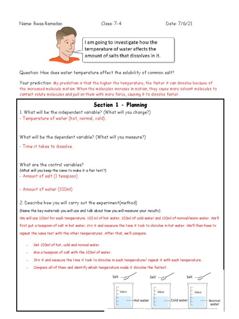 Solubility of Salt at Varying Temperatures | PDF | Water | Solubility