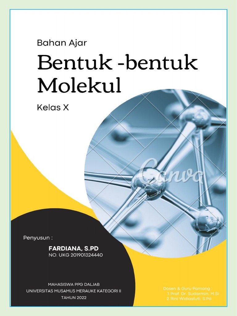 Mempelajari Bentuk Molekul Menggunakan Teori VSEPR dan Domain Elektron ...