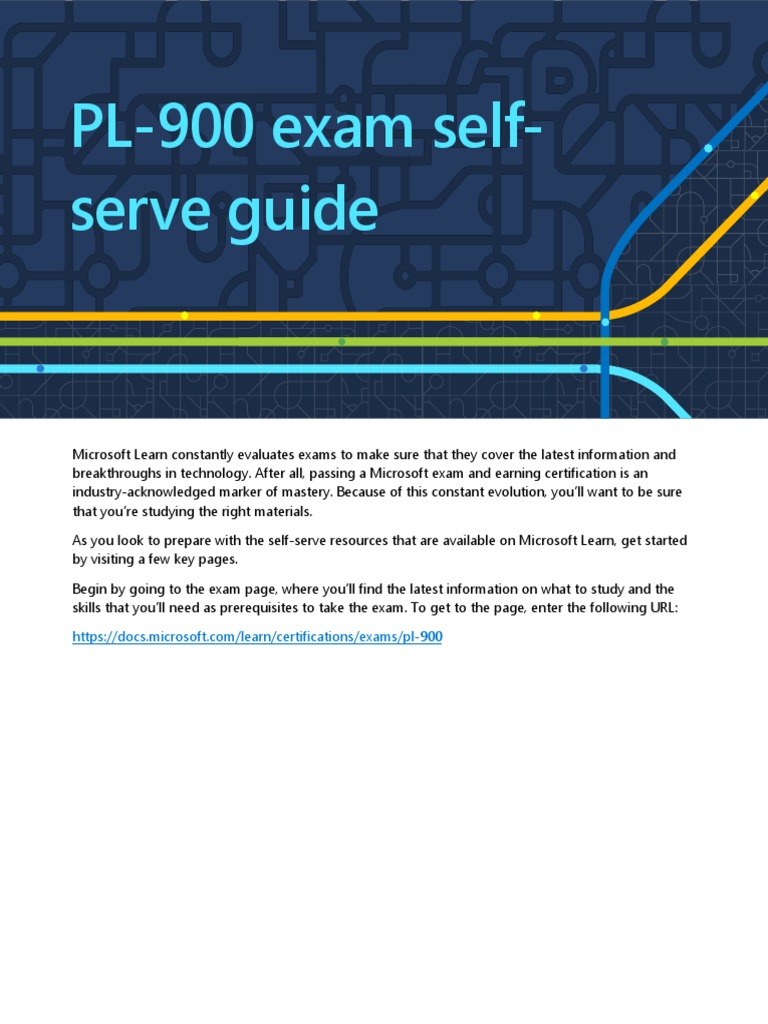 PL-900 Exam Self-Serve Guide | PDF | Test (Assessment) | Online And Offline