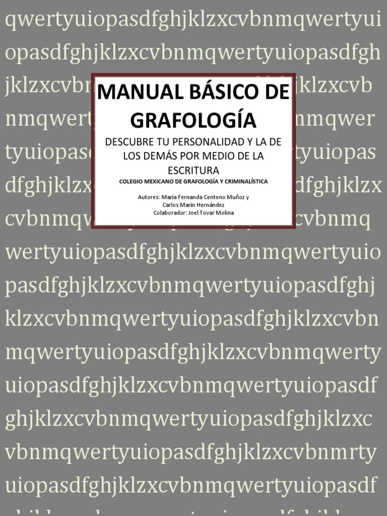 Manual Basico de Grafologia Descubre Tu | PDF | Handedness | Cerebro Manual Basico de Grafologia Descubre Tu | PDF | Handedness | Cerebro