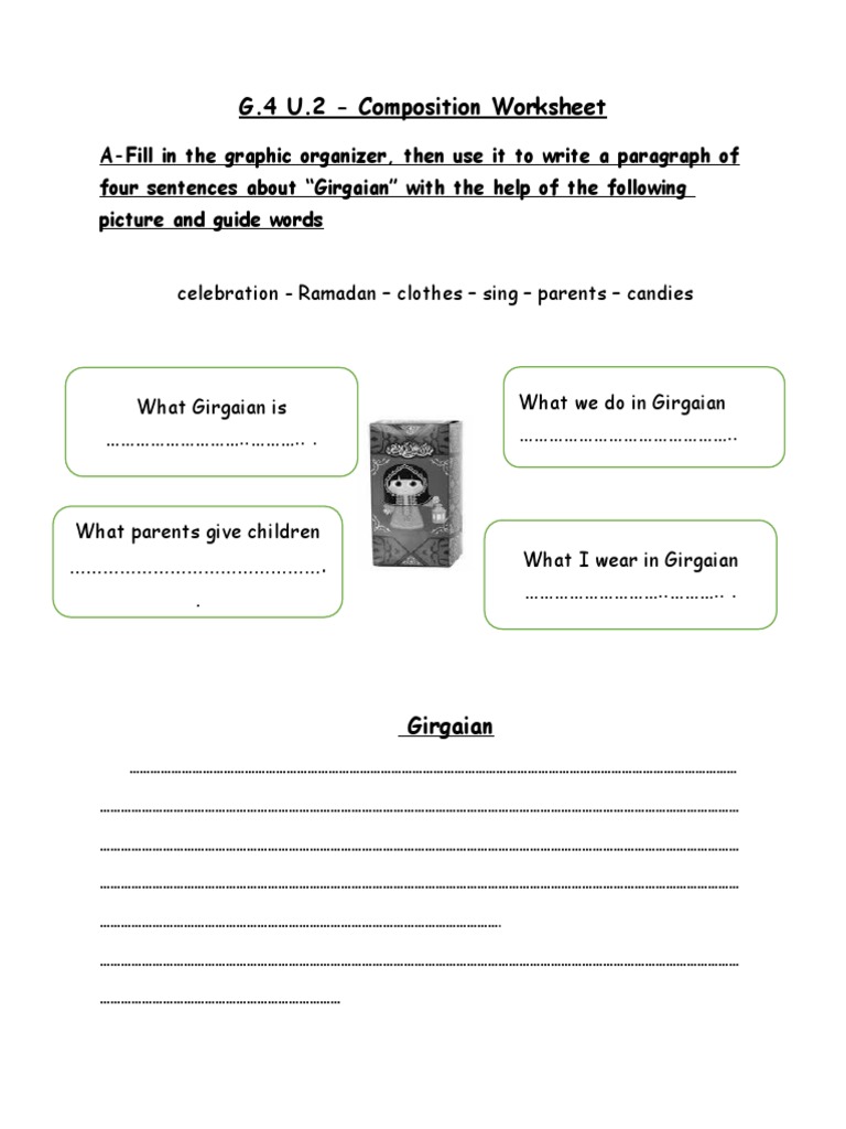 G.4 U.2 - Composition Worksheet | PDF