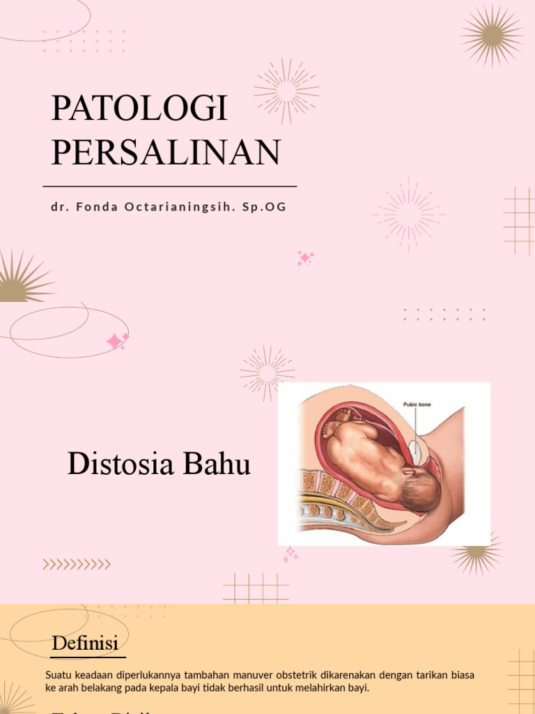 13 Fos22 Patologi Persalinan | PDF | Kesehatan Holistik
