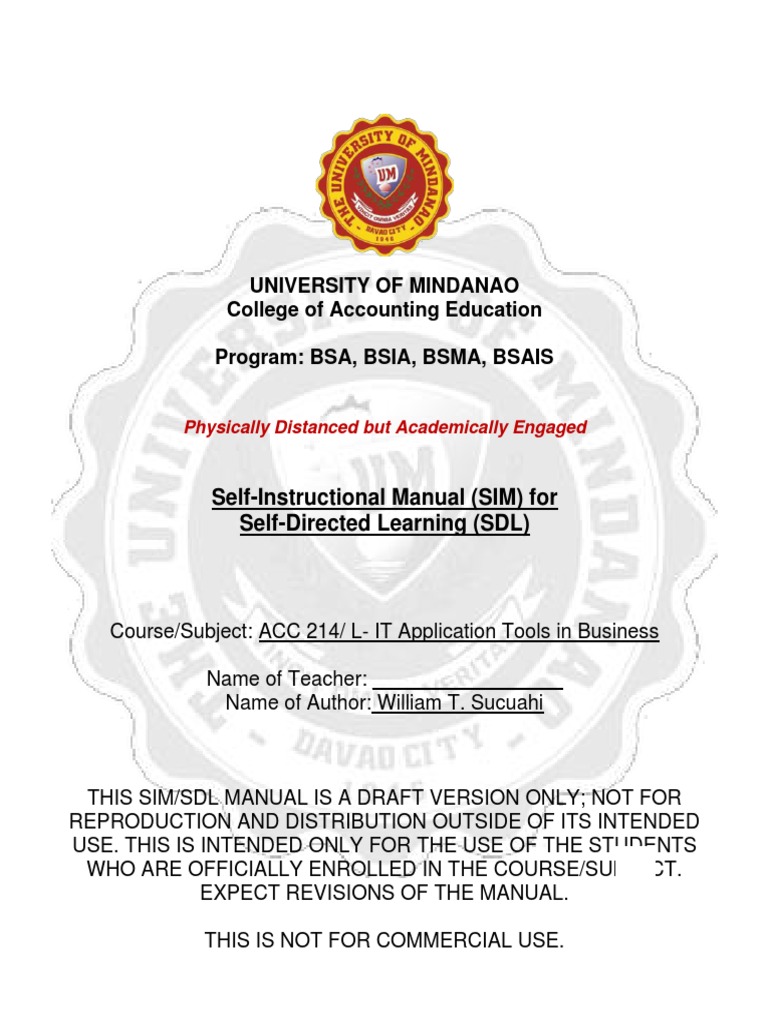 Approved CAE - BSA BSMA BSAIS BSIA-ACC 214 - Sucuahi | Download Free ...