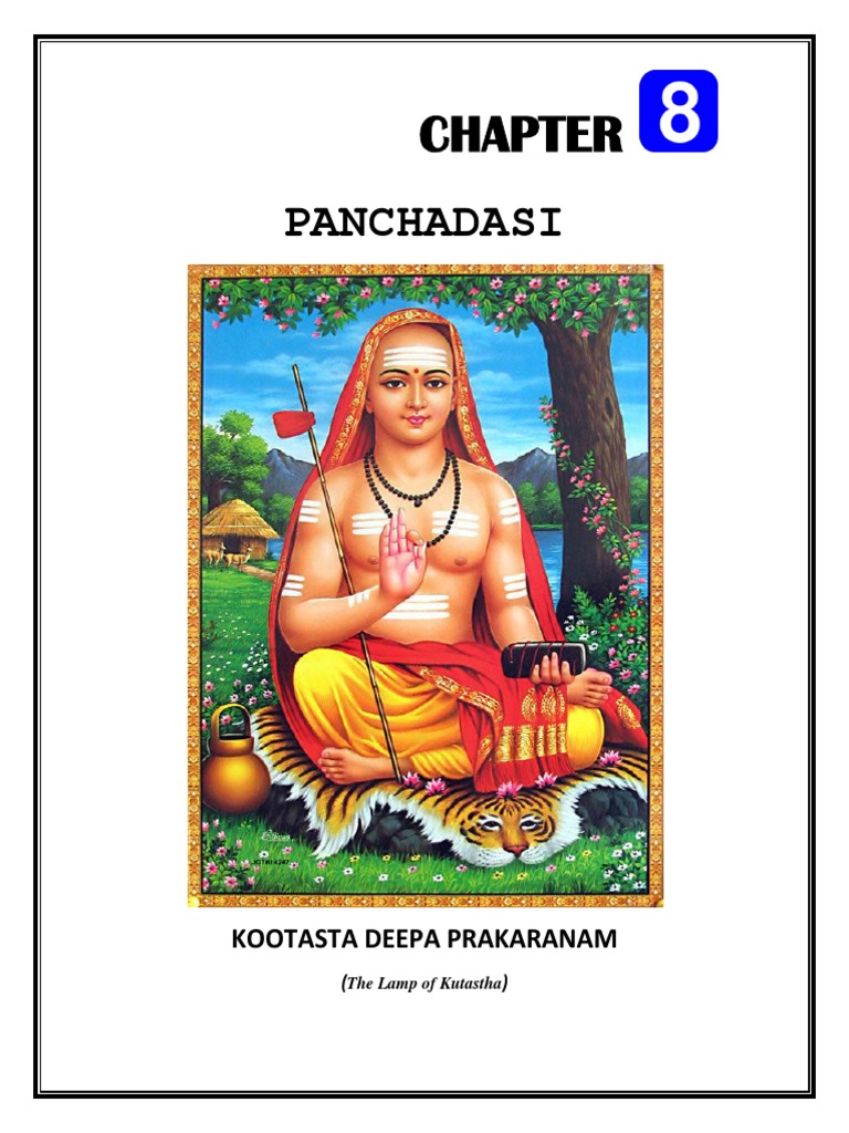 08 Panchadasi Chapter 8 | PDF | Consciousness | Thought