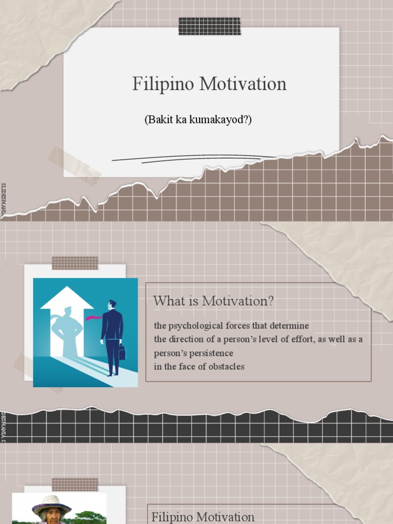 Filipino Motivation Premacio | PDF | Motivation | Motivational