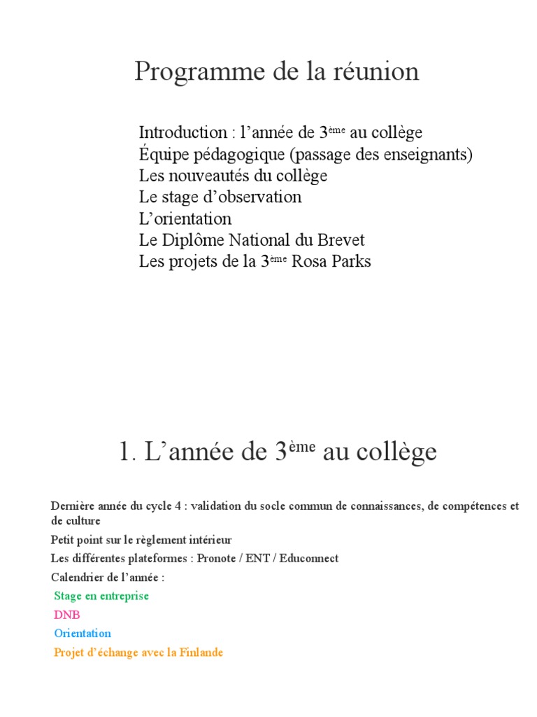 Réunion Rosa Parks | PDF