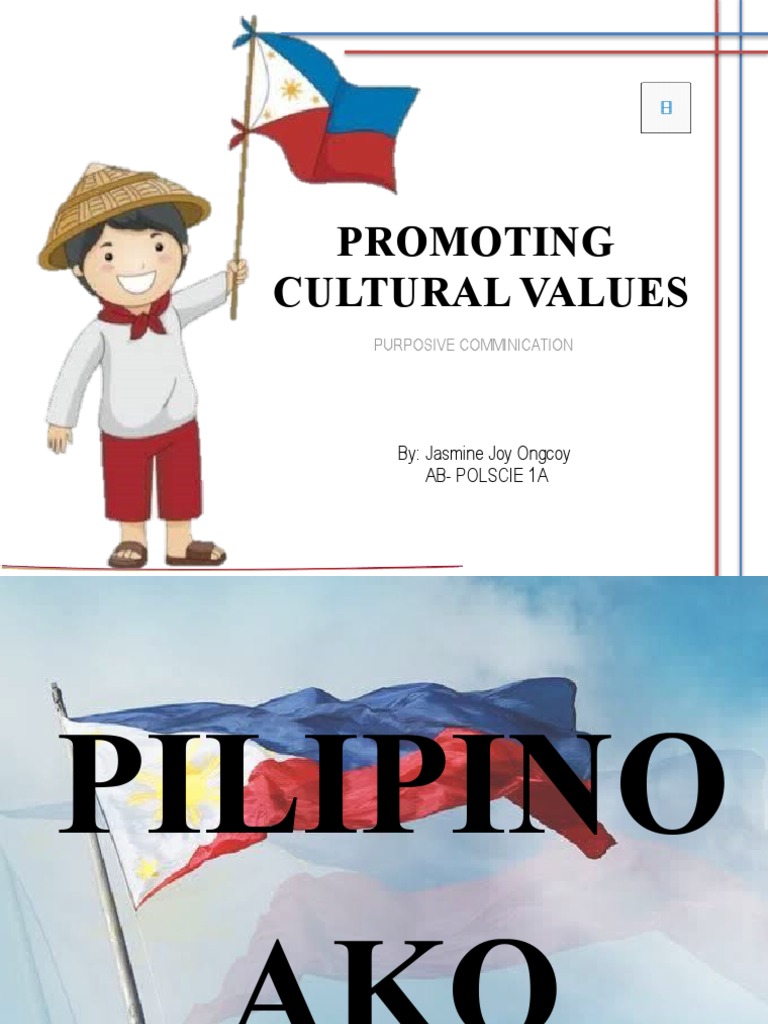 Promoting Filipino Cultural Values | PDF