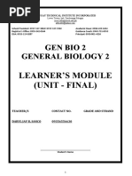 General Biology 2 Quarter 4 Module | PDF | Heart | Reproduction