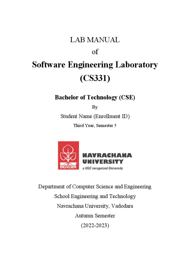Software Engineering Lab Manual SRS Guide | PDF | Use Case ...